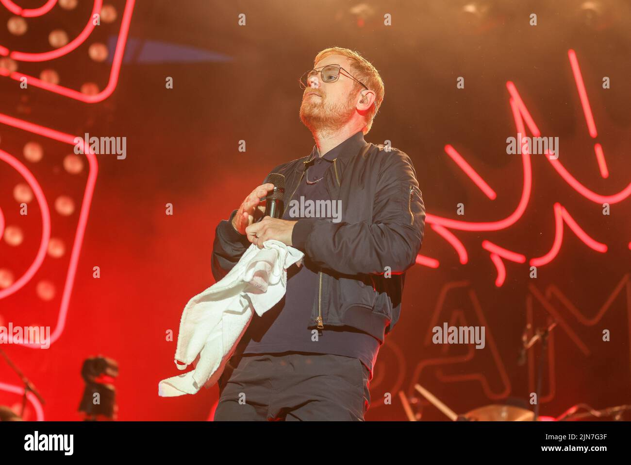 Berlin, Allemagne. 09th août 2022. Peter Fox du groupe Seeed la ...