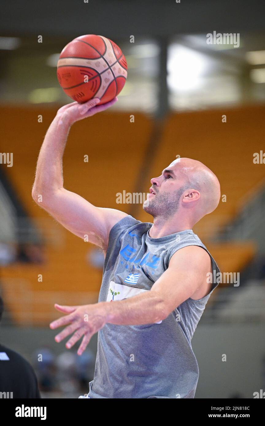 Athènes, Lombardie, Grèce. 9th août 2022. NICK CALATHES #8 de l'équipe ...