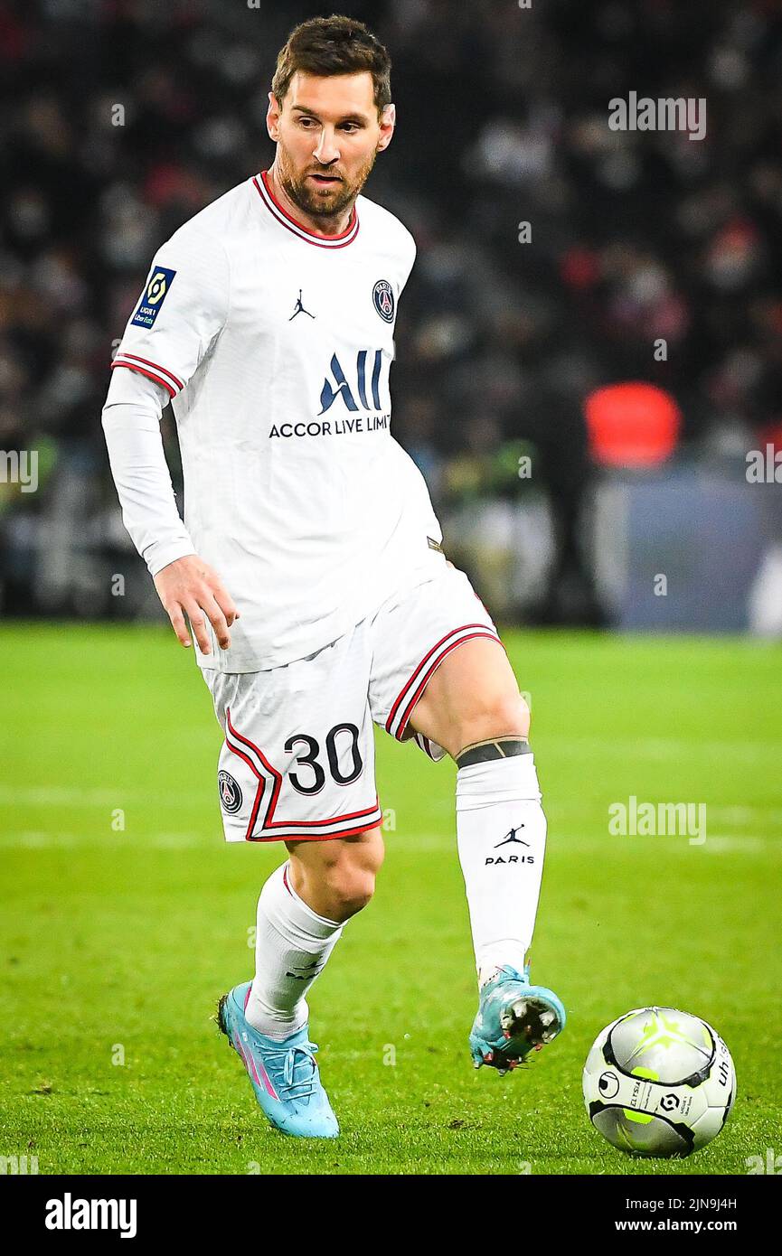 Lionel (Leo) MESSI du PSG lors du championnat français Ligue 1, match ...