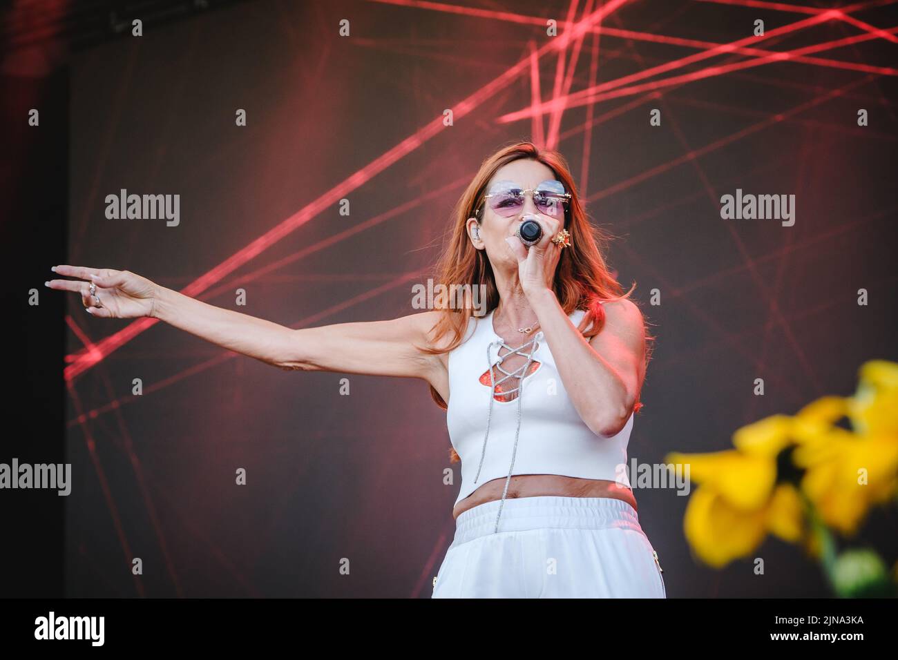 Flumserberg, Suisse. 31st, juillet 2022. La chanteuse allemande de ...