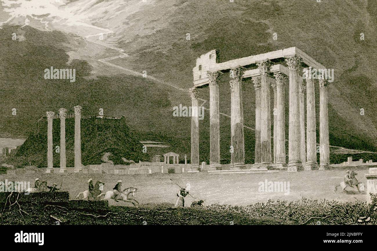 Temple de jupiter olimpien Banque de photographies et d’images à haute ...