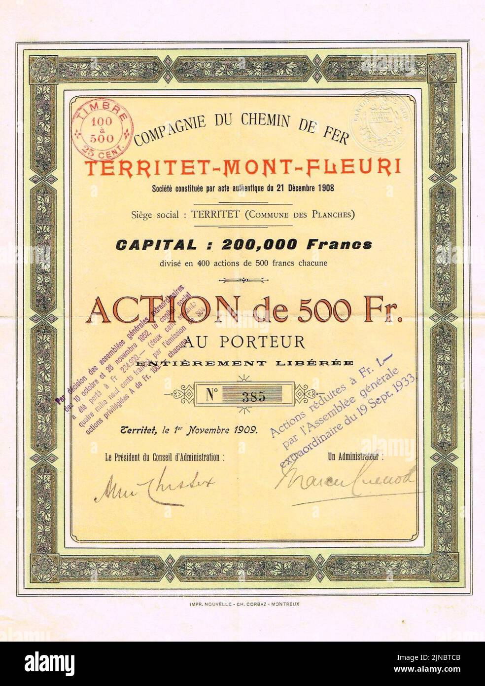 Mont fleuri Banque de photographies et d’images à haute résolution - Alamy