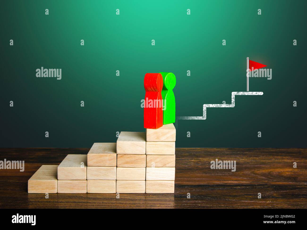 Atteindre l'objectif ensemble Banque de photographies et d’images à ...