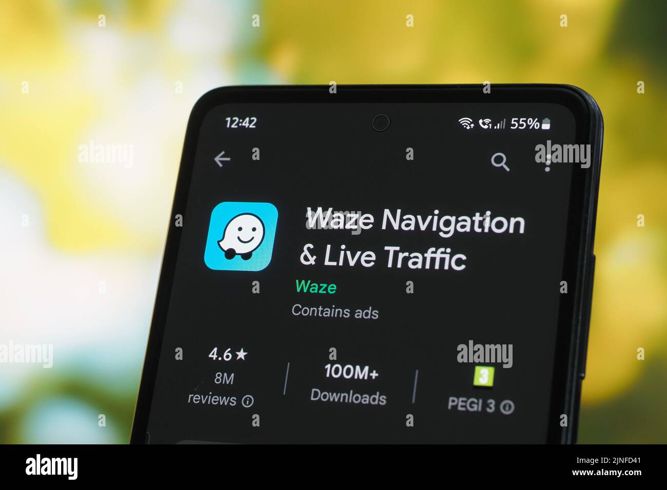 Waze interface Banque de photographies et d’images à haute résolution ...