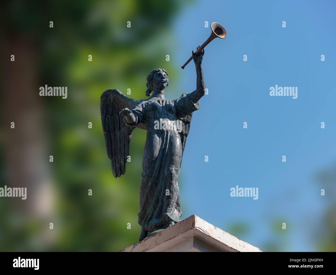 Ancien patronne grec de la musique. Sculpture d'une ancienne muse ...