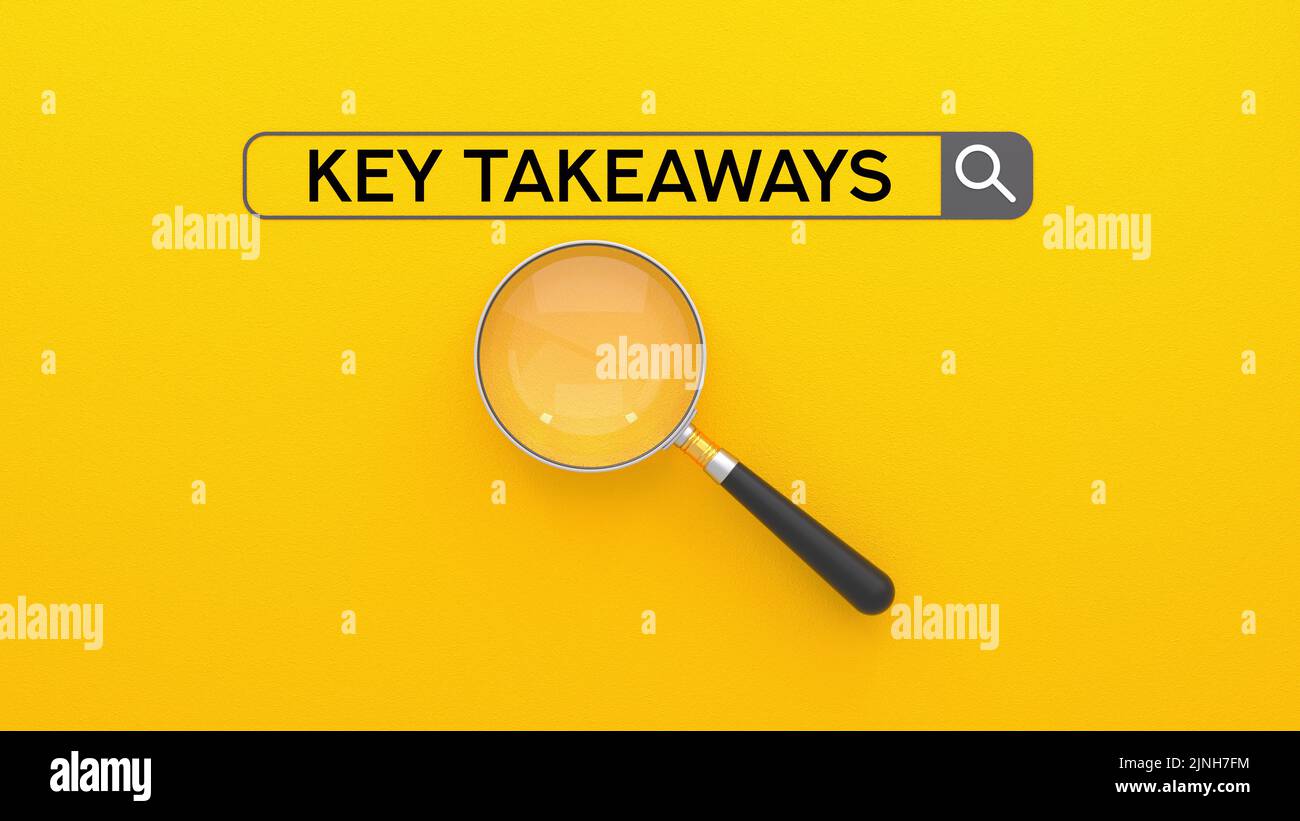 principaux points à retenir Photo Stock - Alamy