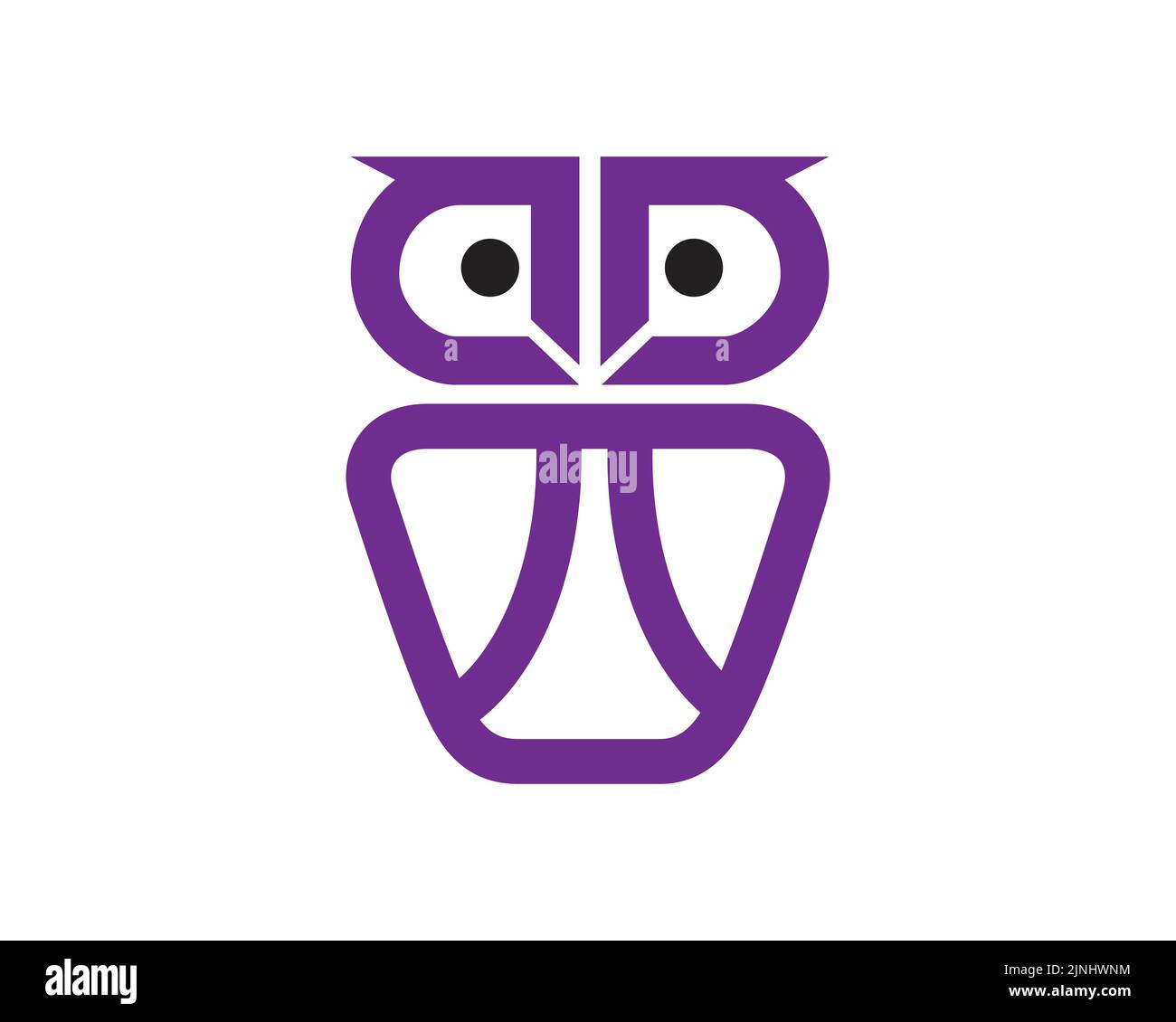 Symbole de hibou Banque d'images vectorielles - Alamy