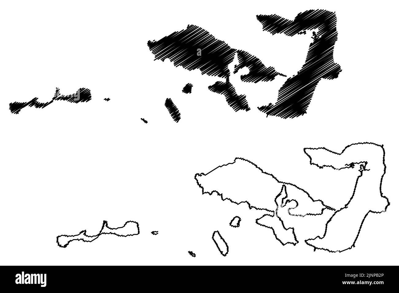 Moucha et l'île Maskali (République de Djibouti, Golfe de Tajourra ...