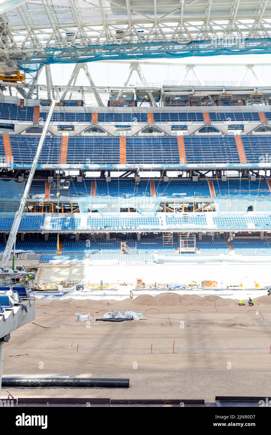 Santiago bernabeu stadium interior Banque de photographies et d’images ...