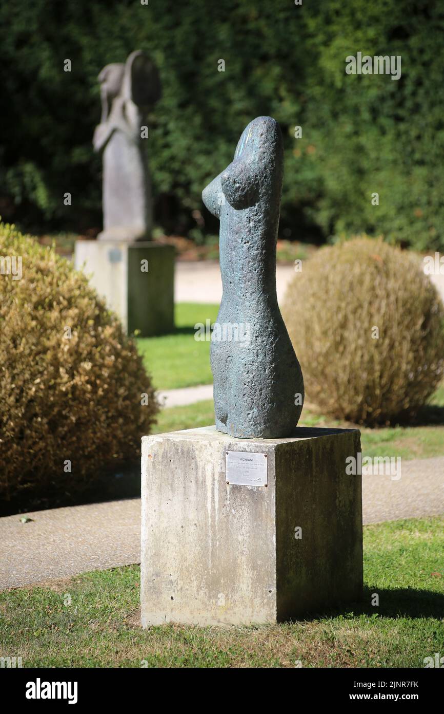 Torse de danseuse. 1999. Achiam. Statue en bronze. Grand Prix des Beaux ...