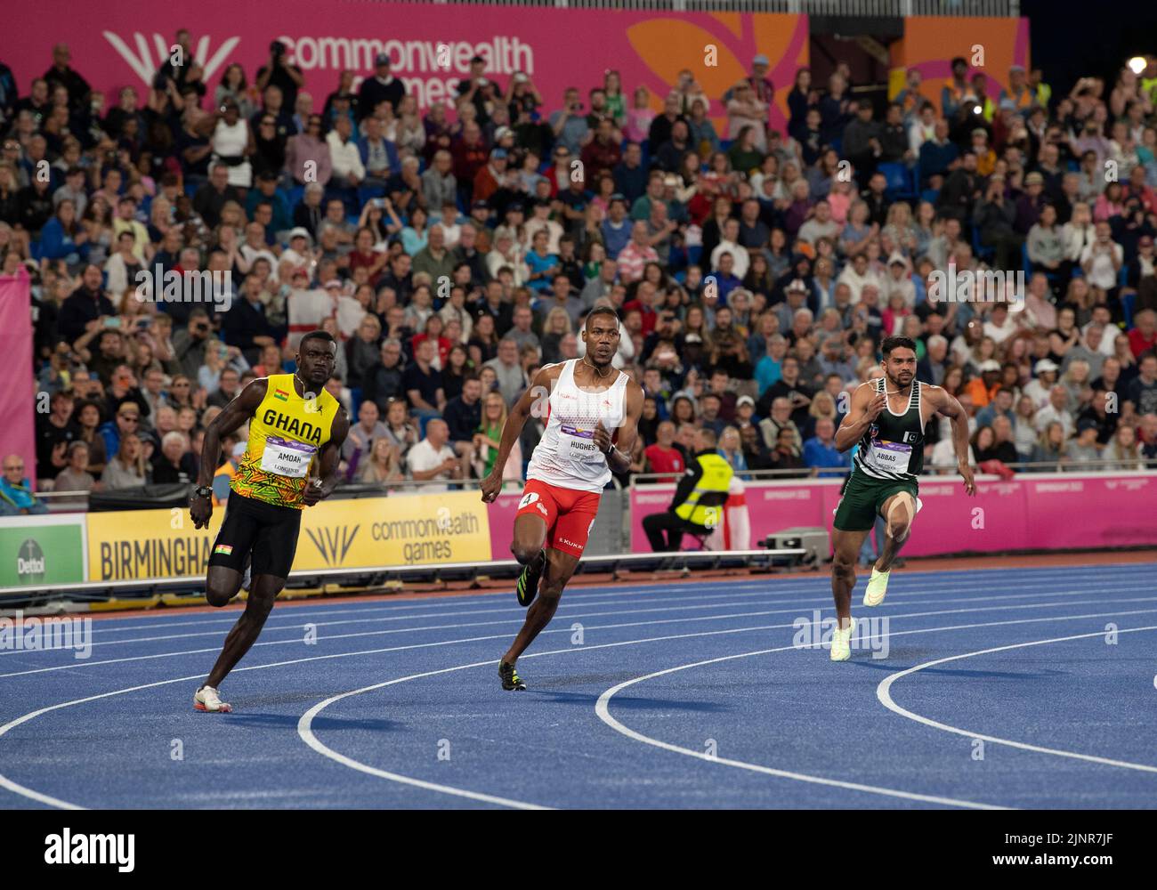 Joseph Paul Amoah, du Ghana, Zharnel Hughes, d’Angleterre, et Shajar ...