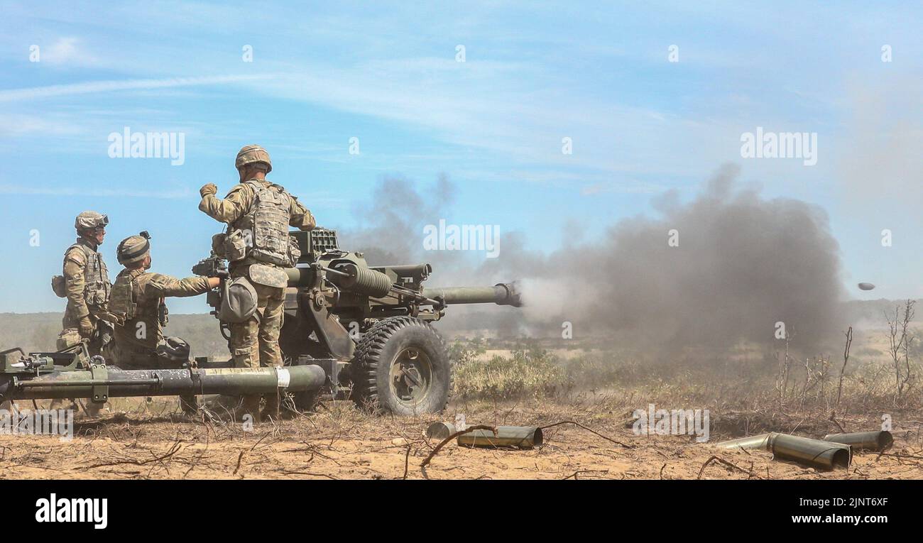 1st battalion 37th field artillery regiment Banque de photographies et ...
