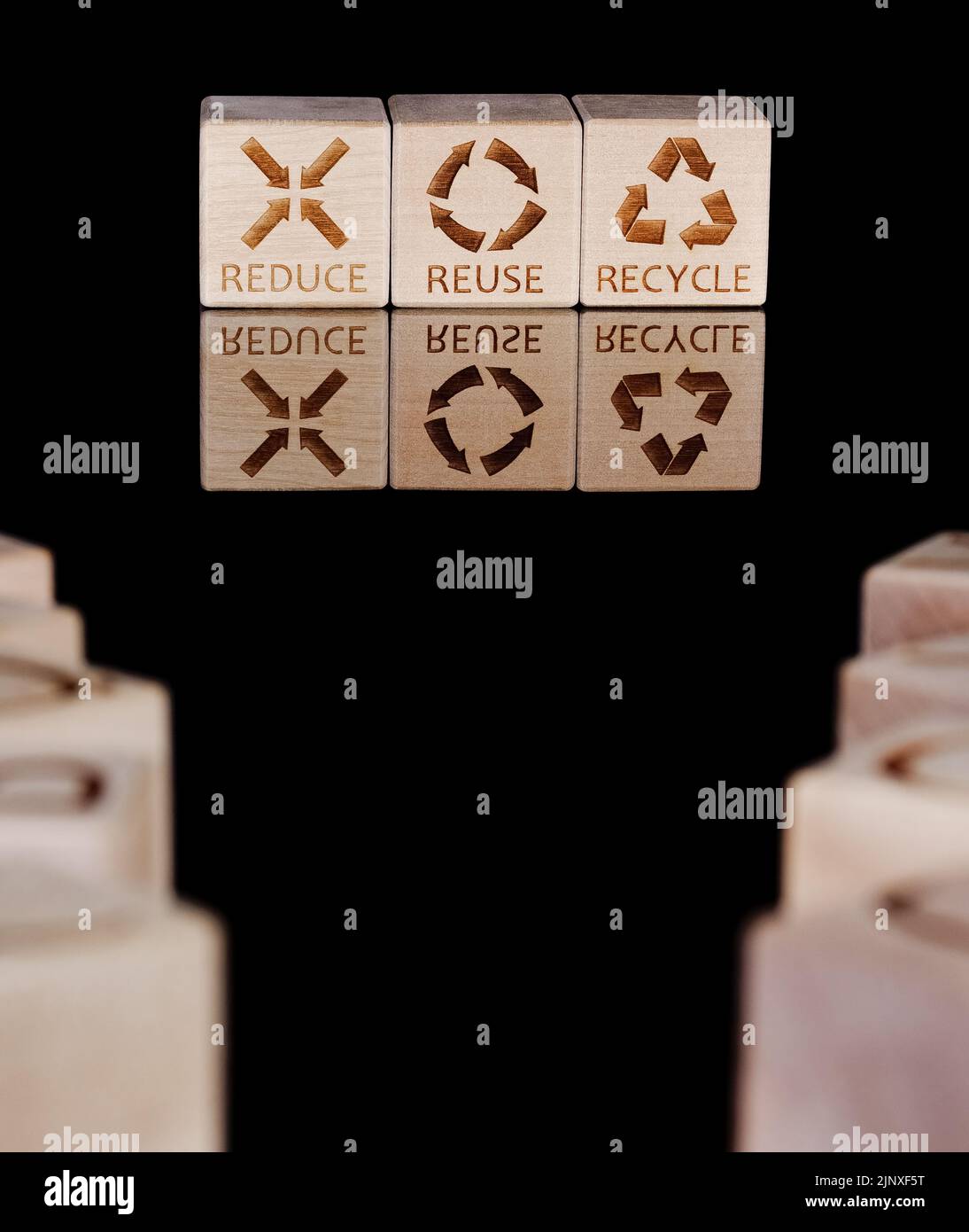Reducir reutilizar el concepto de reciclaje Banque de photographies et ...