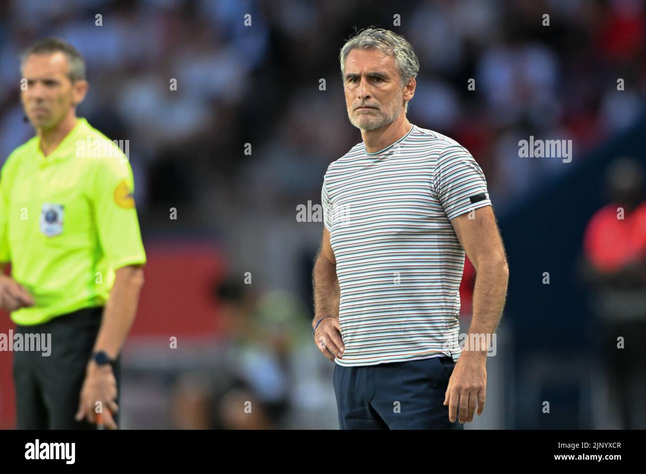 Olivier Dall Oglio - PSG contre Montpellier à Paris, France, le 13 août ...