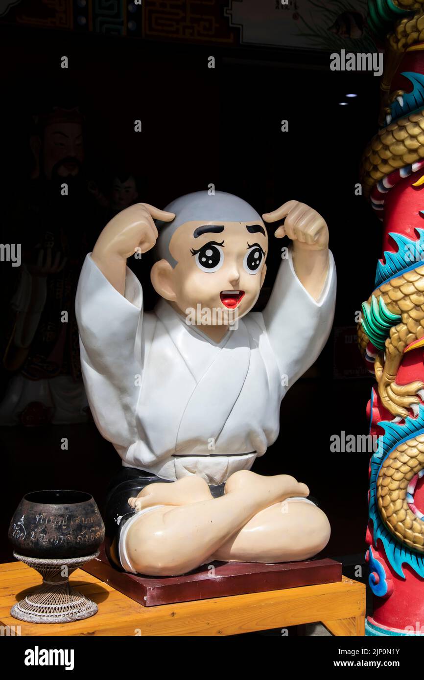 Chachoengsao Thaïlande 9th juin 2022: La statue de la figure de dessin animé japonaise Ikkyu-san ...