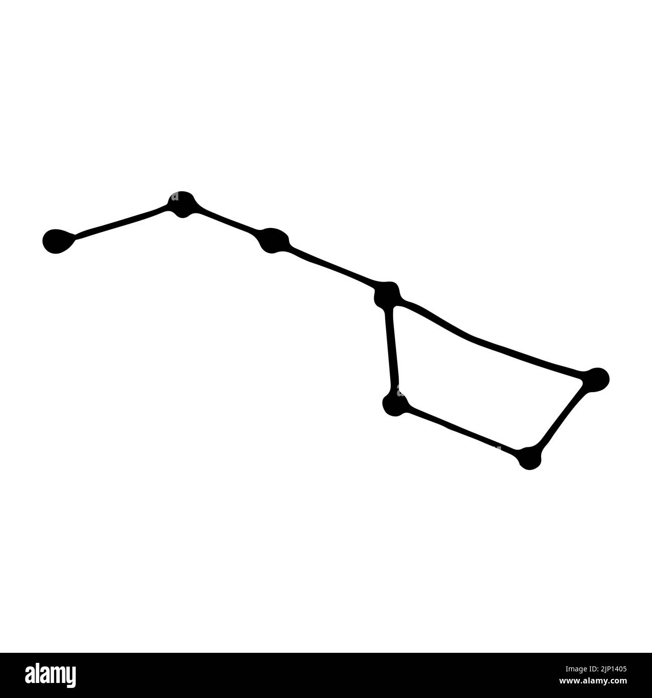 Dessin à la main constellation Banque de photographies et d’images à ...
