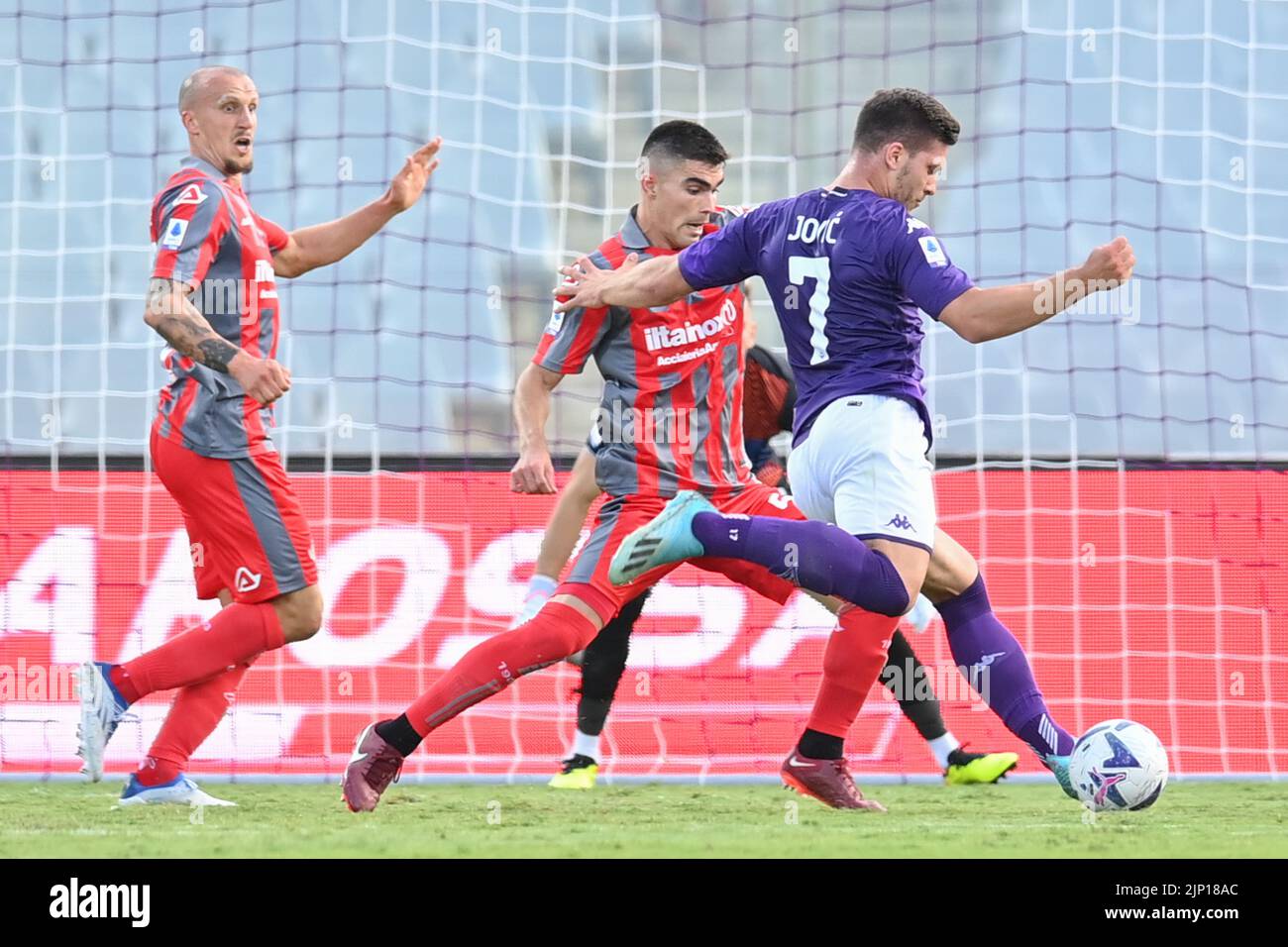 Stade Artemio Franchi, Florence, Italie, 14 août 2022, Luka Jovic (ACF ...
