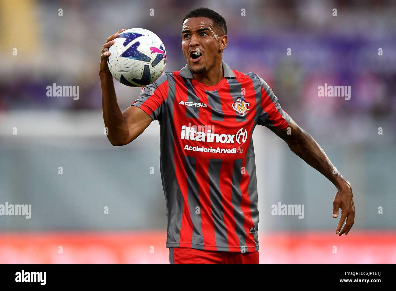 Florence, Italie. 14 août 2022. Charles Pickel, de Crémonese américain ...