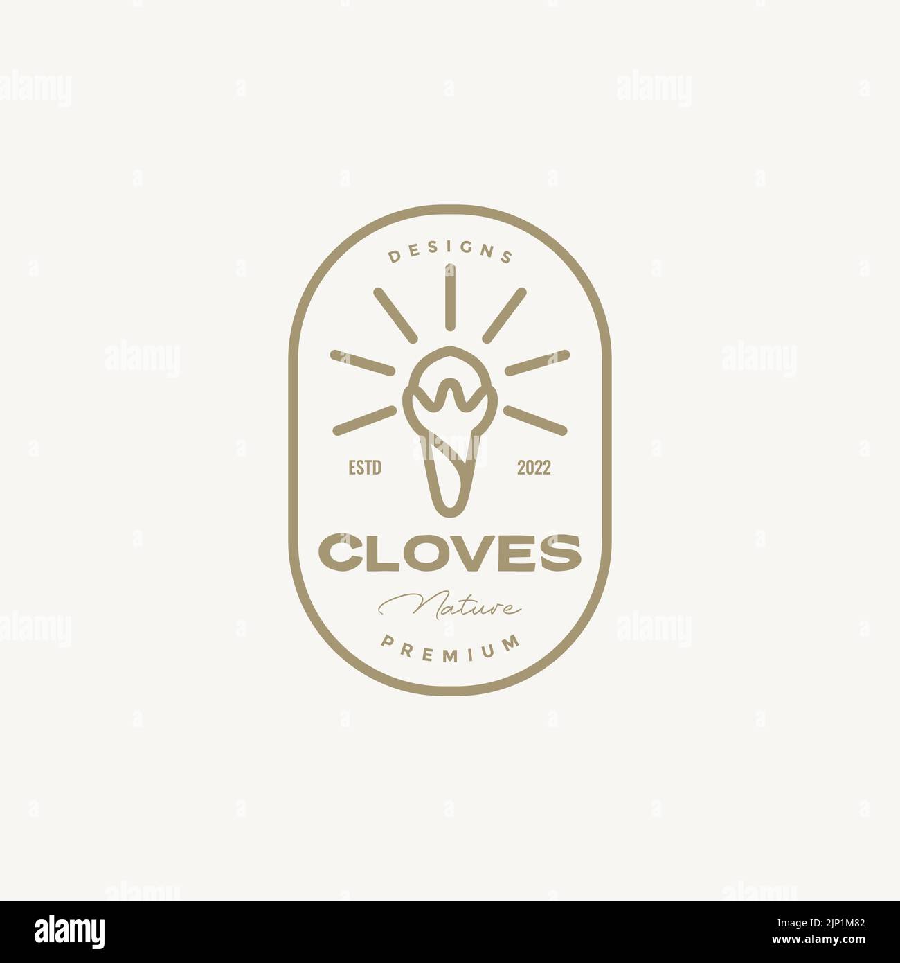 Graine de clou de girofle Banque d'images vectorielles - Alamy