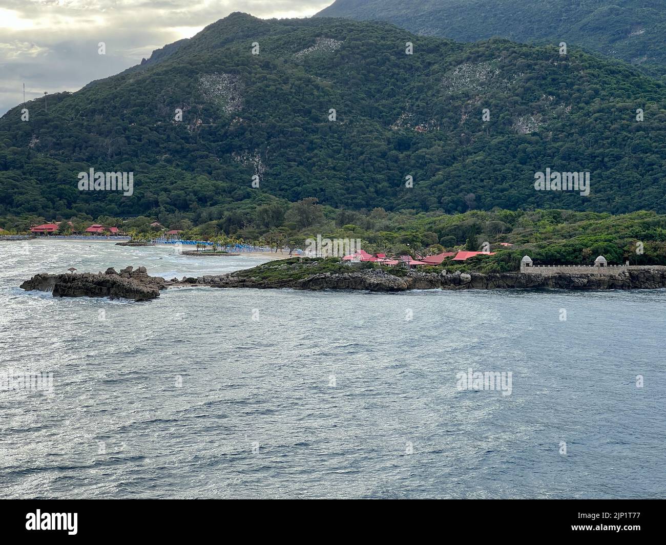 Labadee, Haïti - 15 février 2022 : une vue aérienne de Labadee une ...
