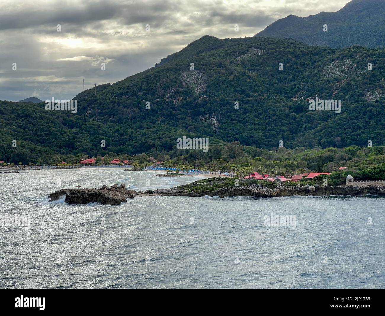 Labadee, Haïti - 15 février 2022 : une vue aérienne de Labadee une ...