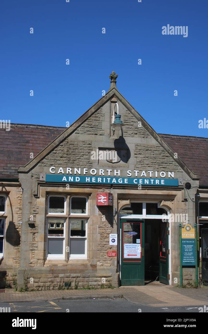 Centre du patrimoine de la station carnforth Banque de photographies et ...