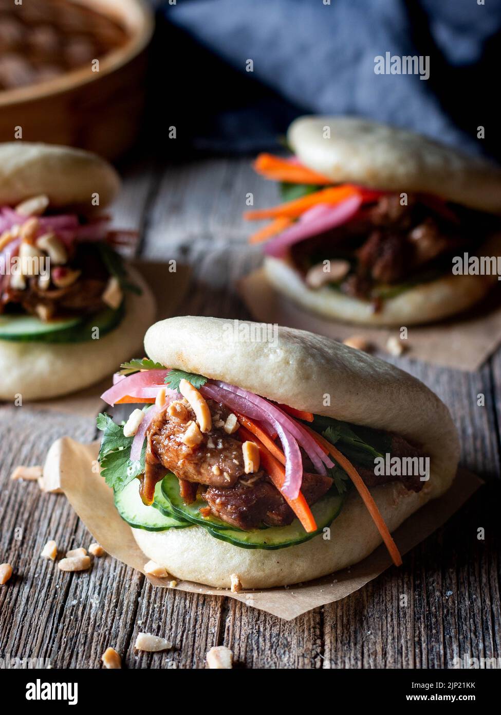 Hamburgers bao Banque de photographies et d’images à haute résolution ...