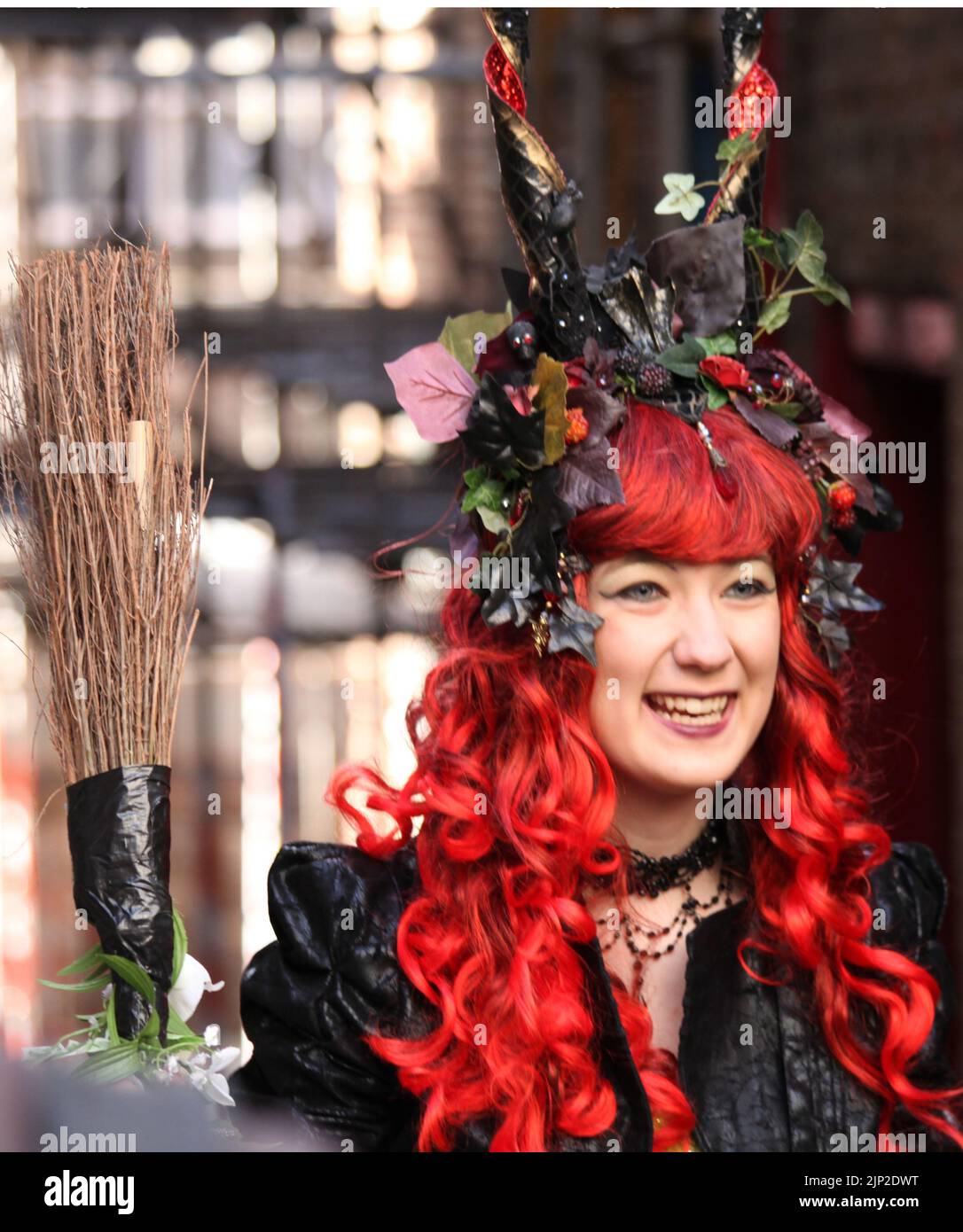 Beautiful gothic victorian woman in Banque de photographies et d’images ...