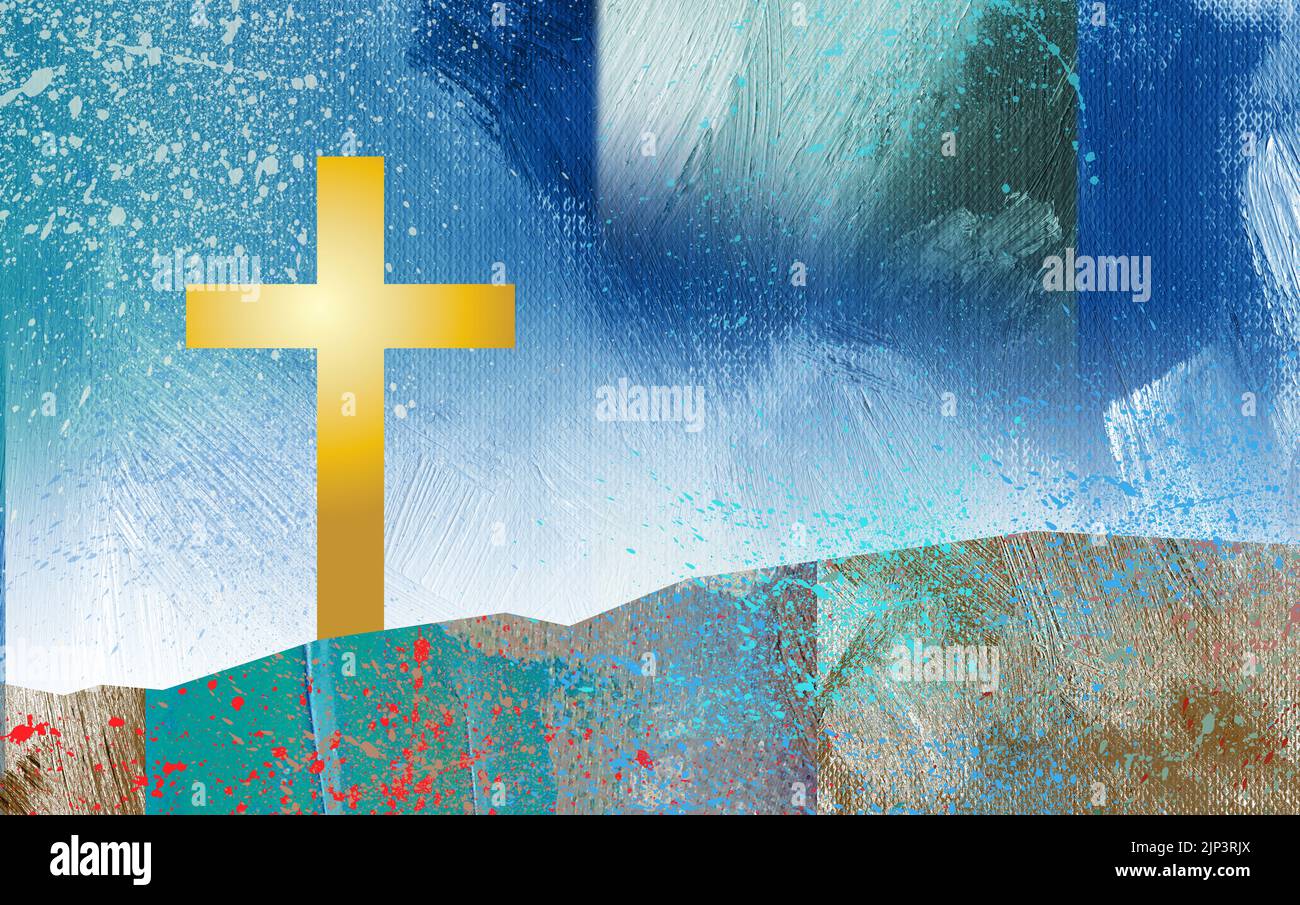 L'art graphique de la croix chrétienne de Jésus-Christ au paysage de ... L'art graphique de la croix chrétienne de Jésus-Christ au paysage de ...