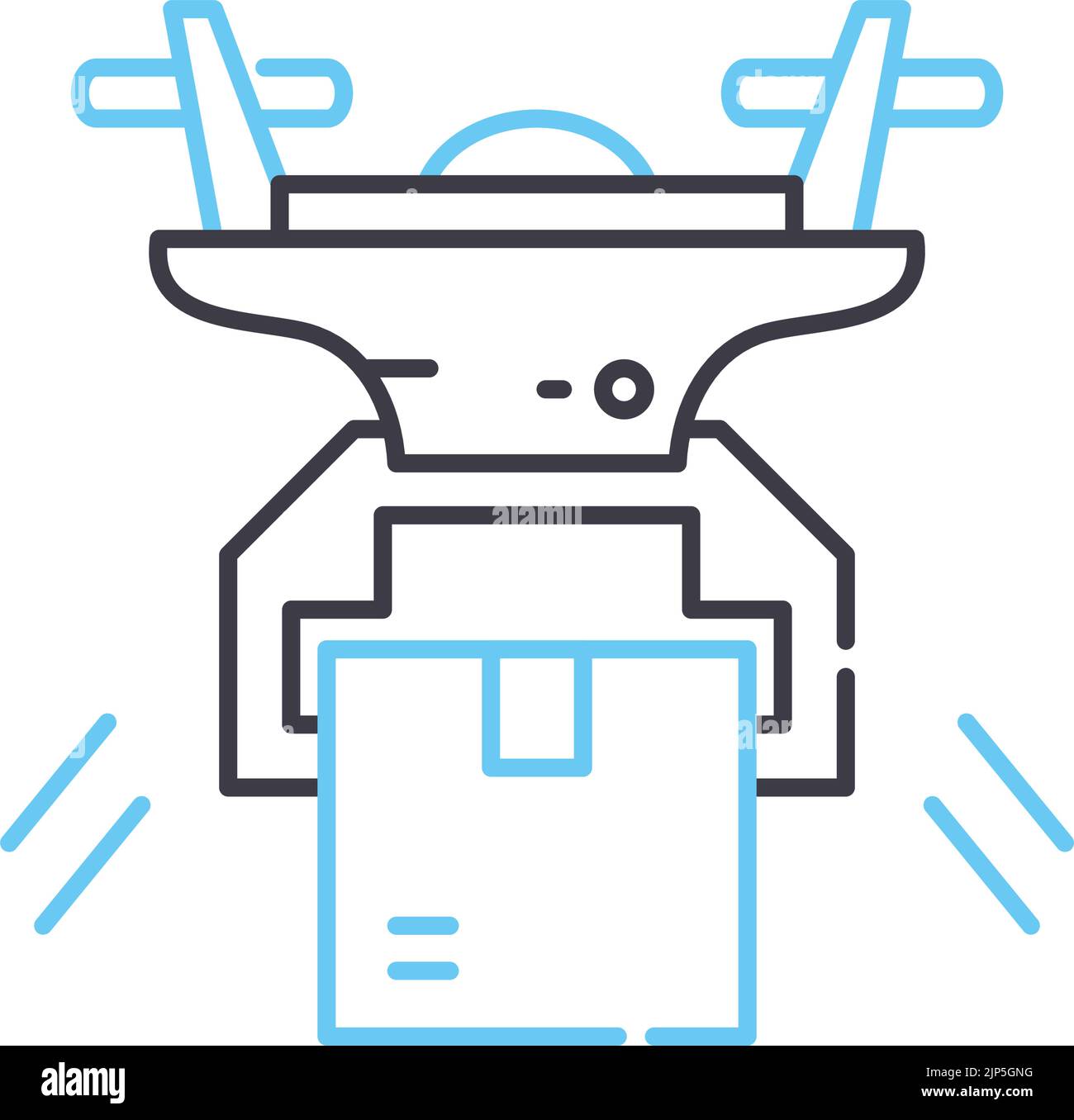 Logistique des drones Banque d'images vectorielles - Alamy