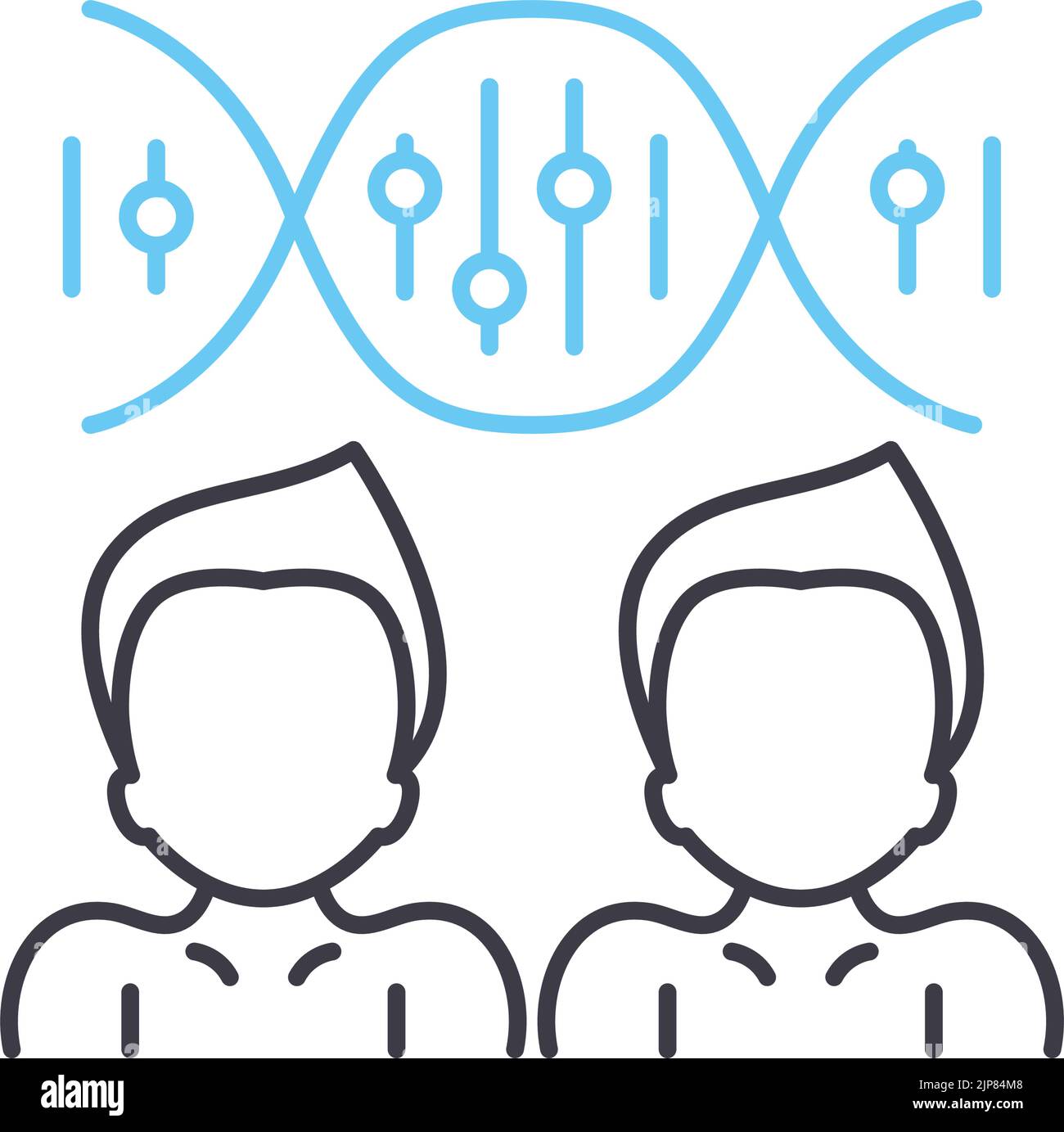 Le clonage humain Banque d'images vectorielles - Alamy