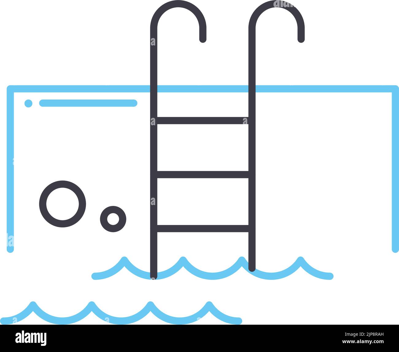 Lignes d'eau piscine Banque d'images vectorielles - Alamy