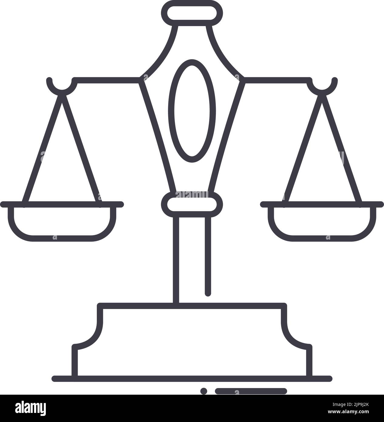 Symbole de balance de la loi Banque d'images vectorielles - Alamy