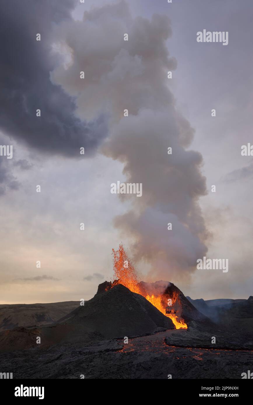 islande, volcan, éruption volcanique, islandais, volcans, éruption ...