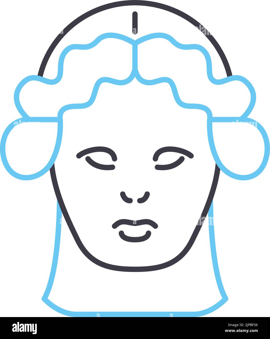 icône de ligne venus, symbole de contour, illustration vectorielle ... icône de ligne venus, symbole de contour, illustration vectorielle ...