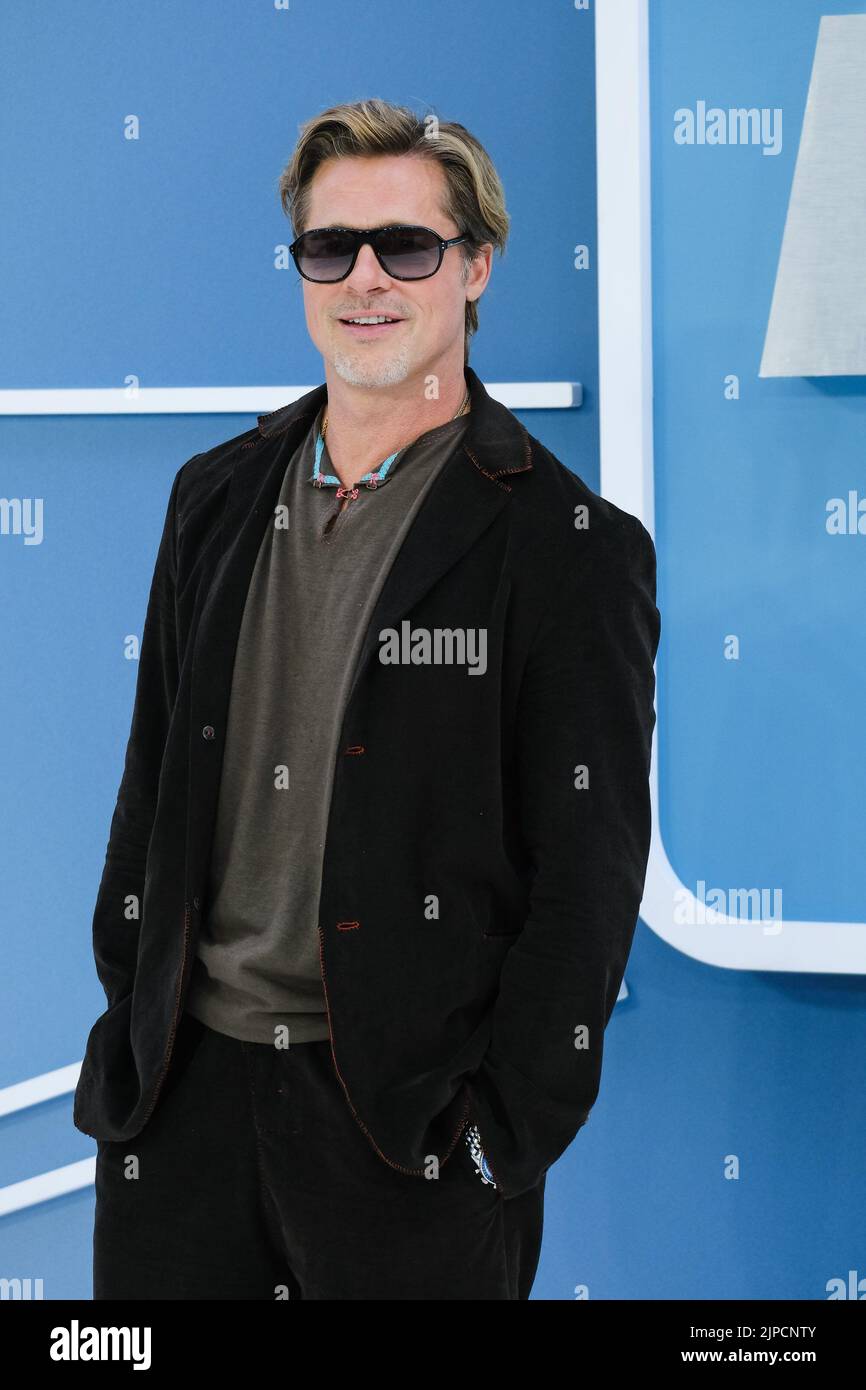 Brad Pitt vu lors du Gala screening de Bullet train UK tenu à Cineworld ...