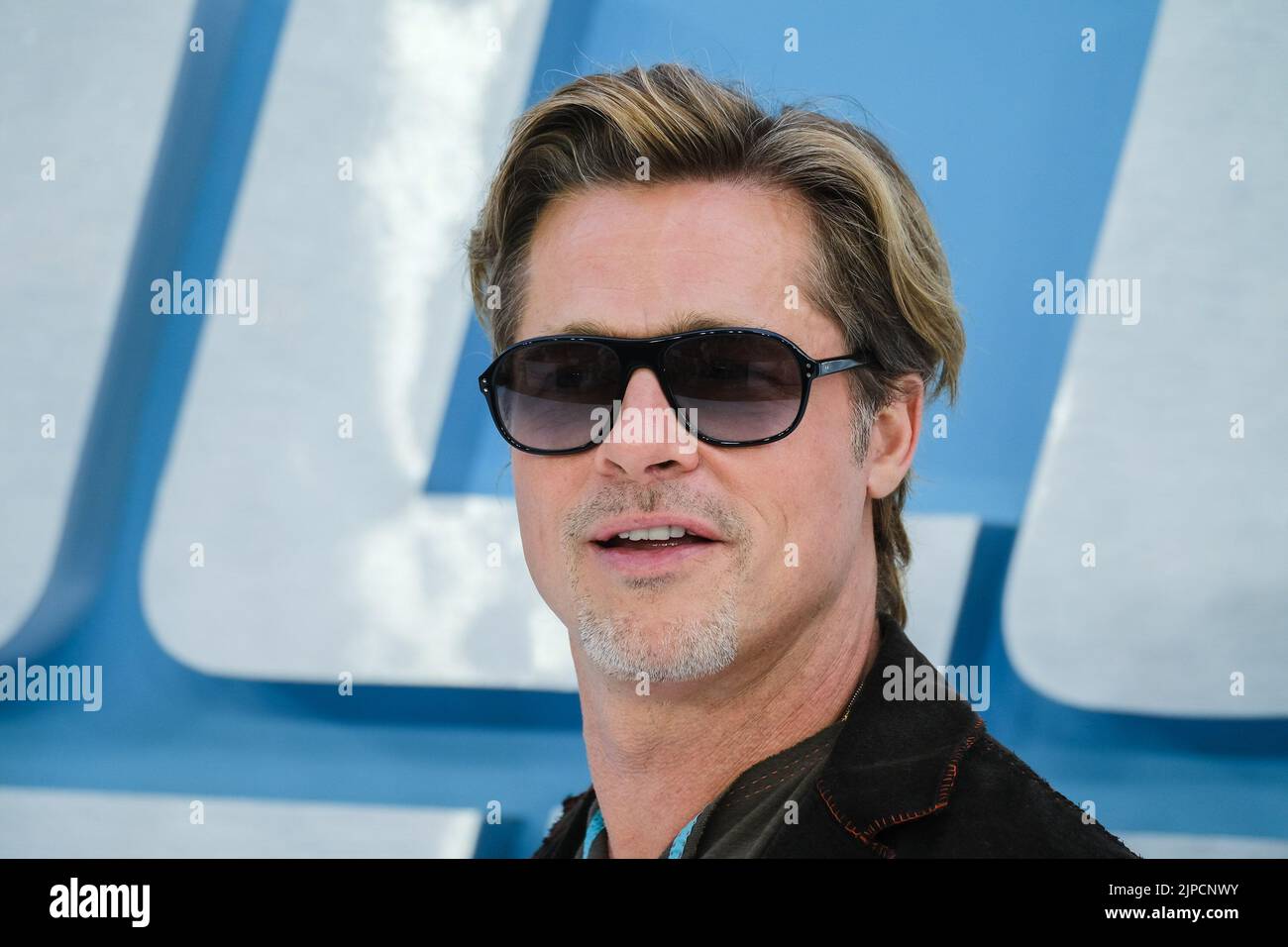 Brad Pitt vu lors du Gala screening de Bullet train UK tenu à Cineworld ...