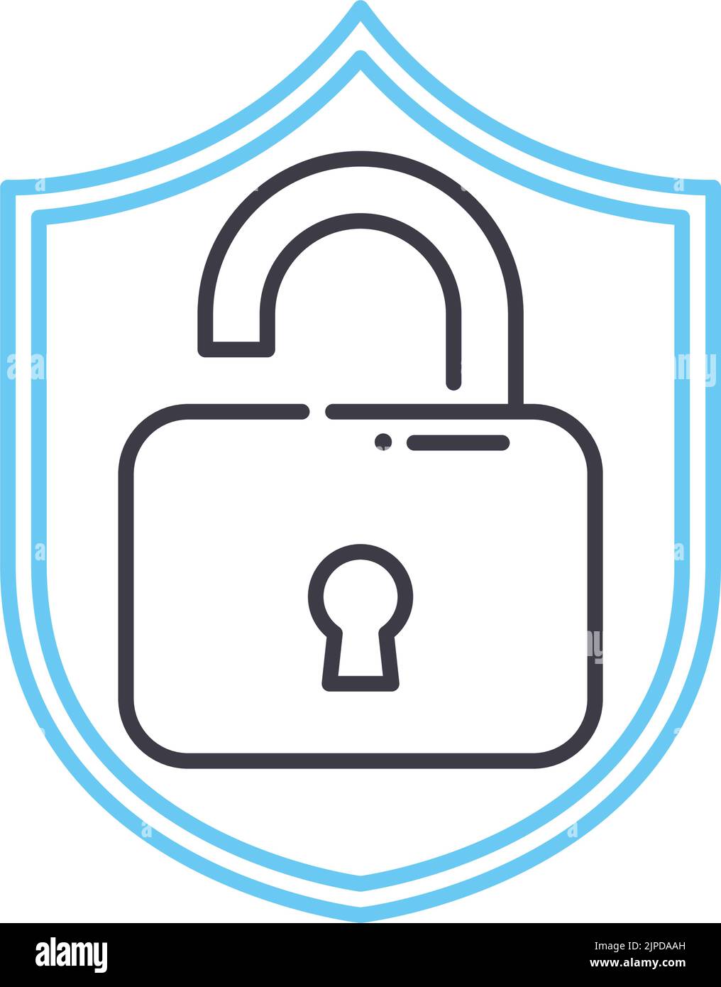 Cyber security icon access Banque de photographies et d’images à haute ...