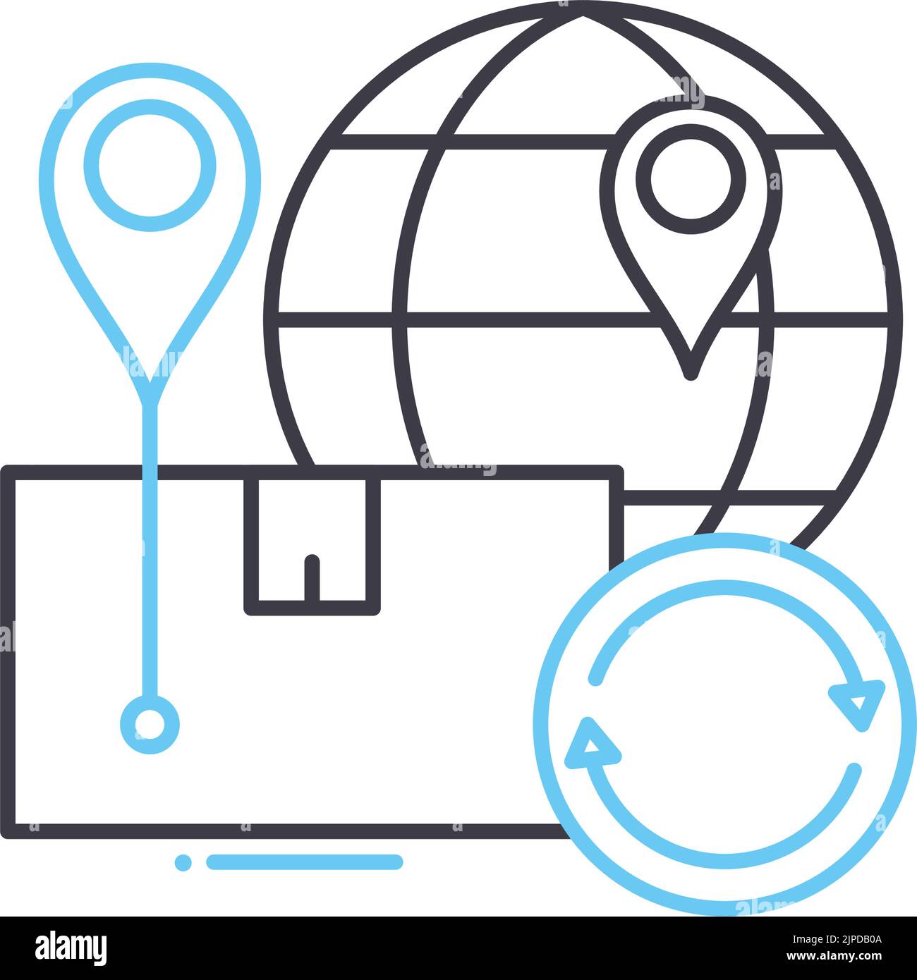 Symbole de logistique rapide Banque de photographies et d’images à haute résolution - Alamy