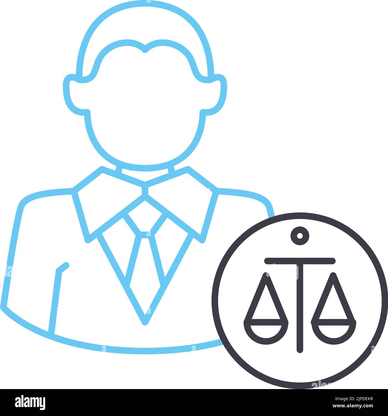 Symbole de balance de la loi Banque d'images vectorielles - Alamy