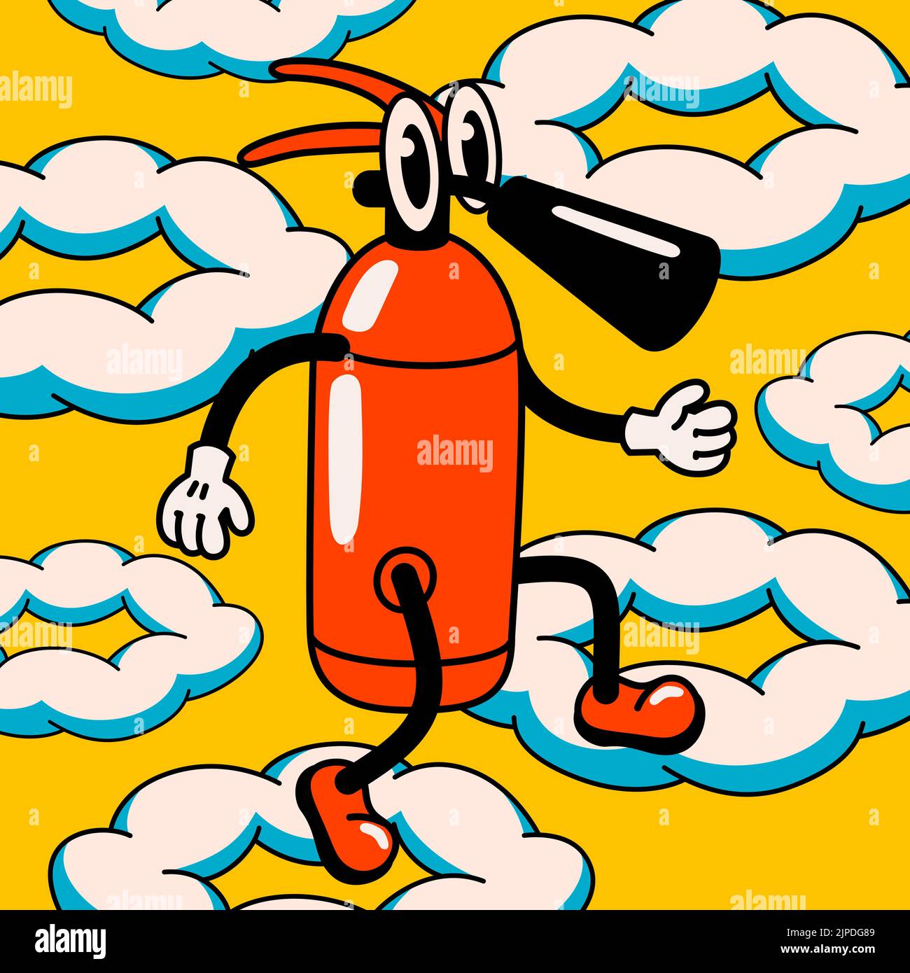 Dessin animé vecteur drôle cartes Comic. Crazy caricatures Abstract ...
