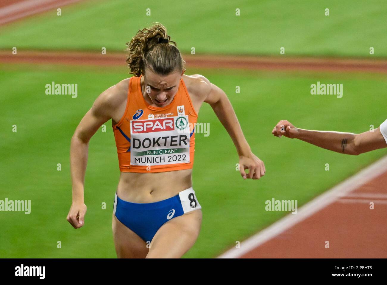 MUNCHEN, ALLEMAGNE - AOÛT 17: Sofie Dokter des pays-Bas en compétition à l'Heptathlon féminin ...