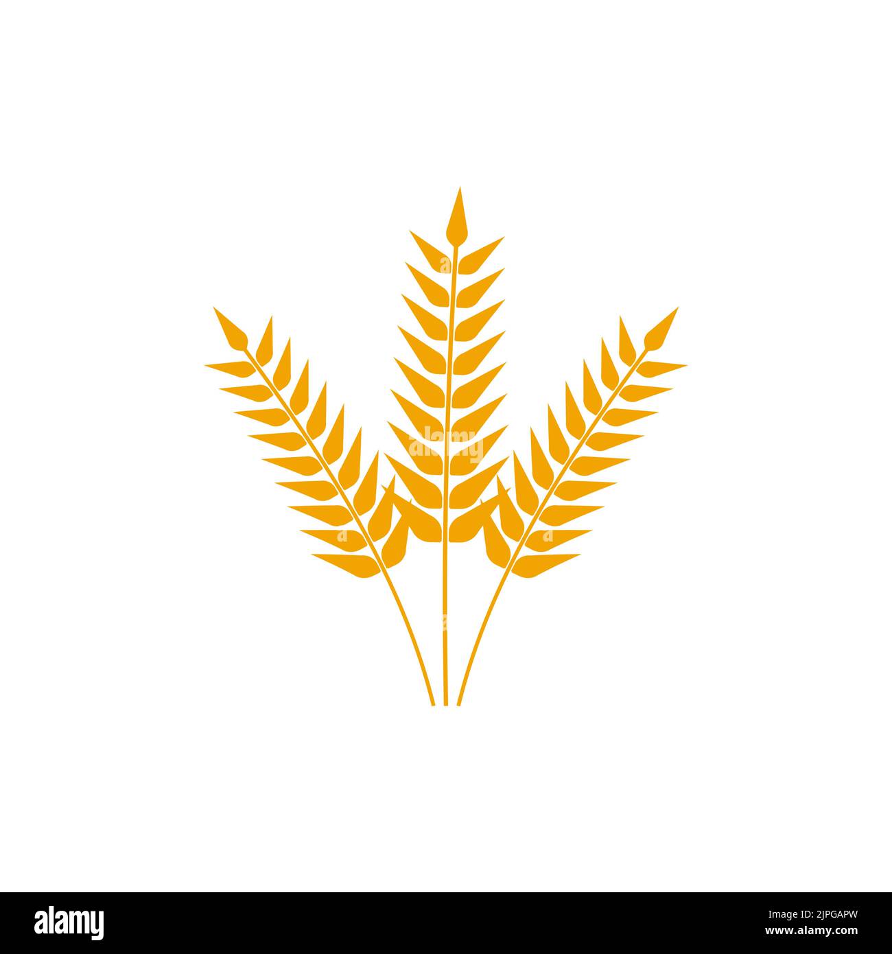 Logo des couronnes de blé. Icône d'oreille de blé. Symbole de l ... Logo des couronnes de blé. Icône d'oreille de blé. Symbole de l ...
