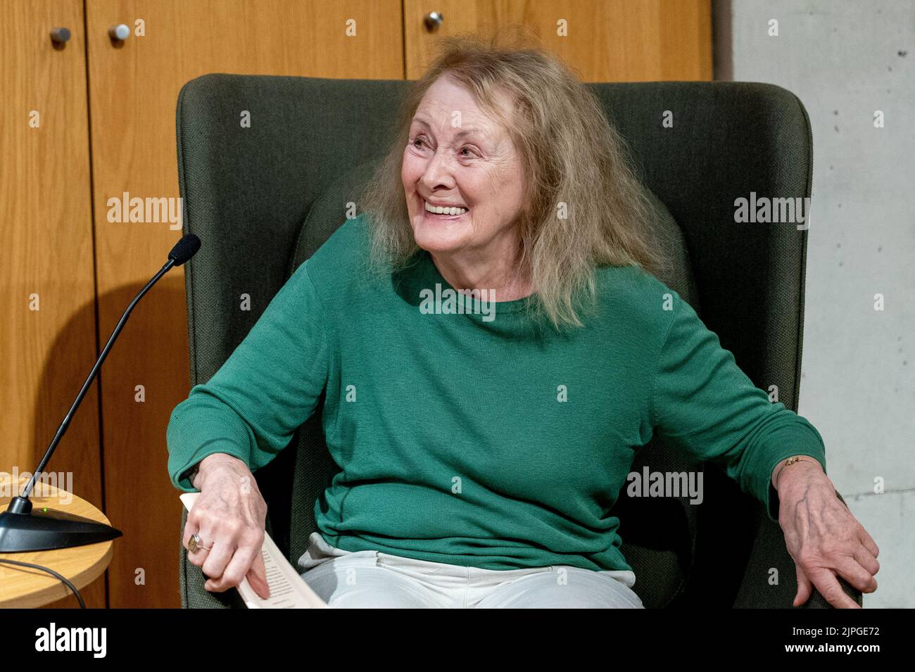 Oslo 20220818.French Annie Ernaux a lu son récent roman 'en unge mannen ...