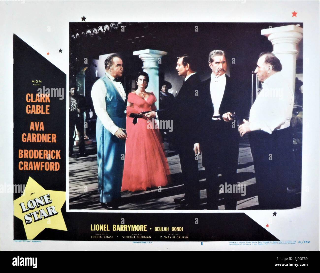 BRODERICK CRAWFORD AVA GARDNER CLARK PIGNON RUSSELL SIMPSON et ED ...