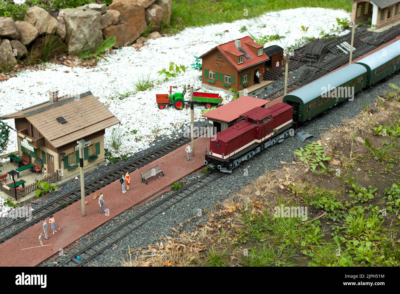 Gares ferroviaires miniatures Banque de photographies et d’images à ...