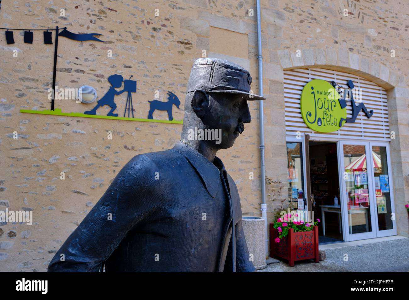 Statue de jacques tati Banque de photographies et d’images à haute ...