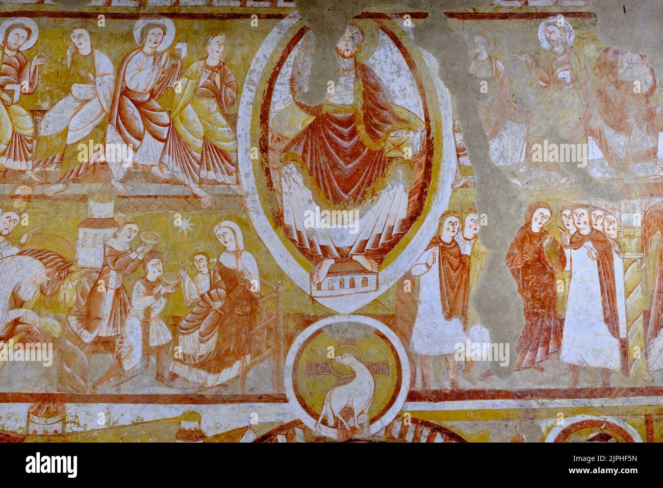 France, Indre (36), Nohant-Vic, Église Saint-Martin de Vic qui abrite ...