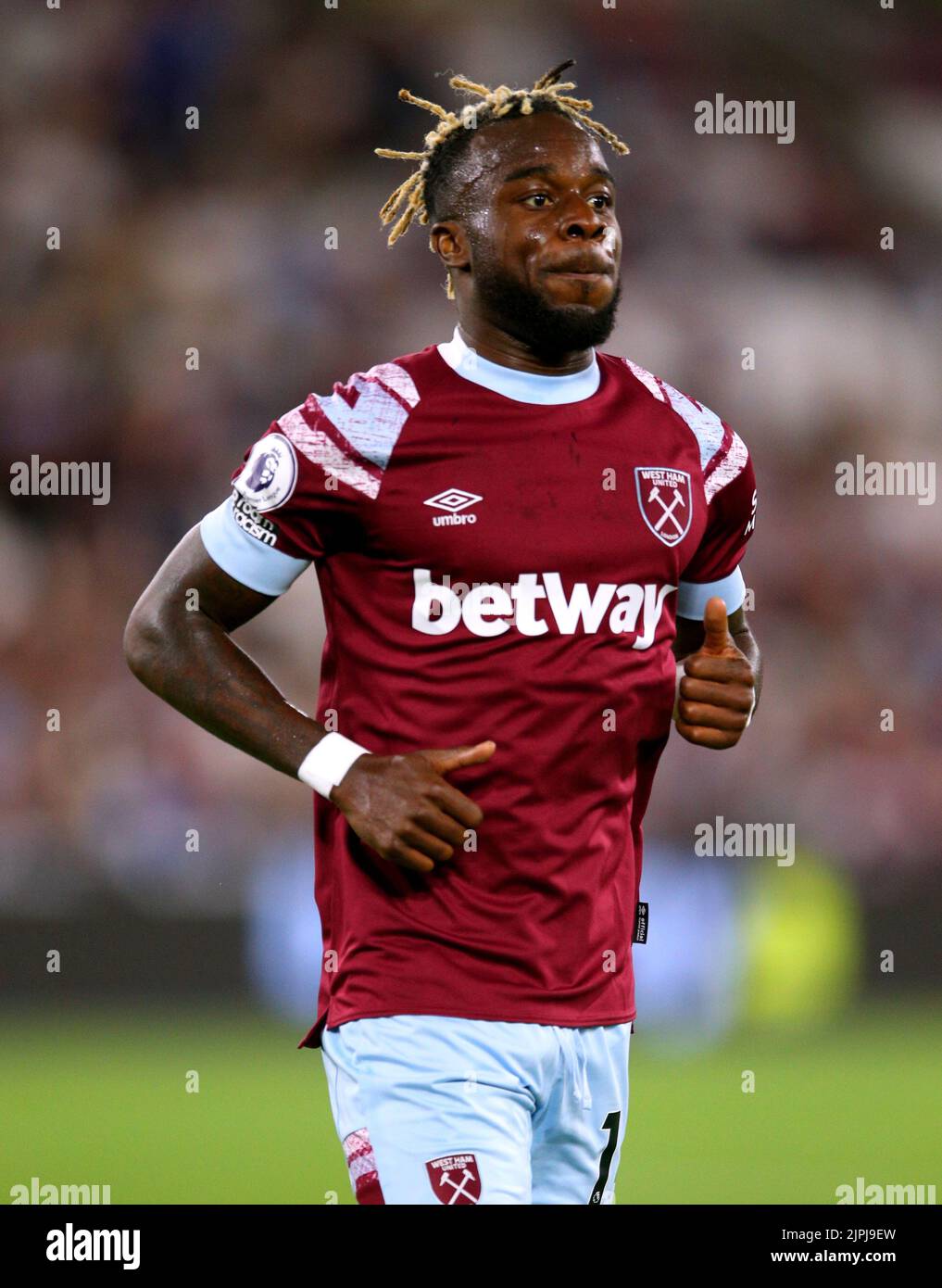 Maxwel Cornet de West Ham United lors du match de l'UEFA Europa ...