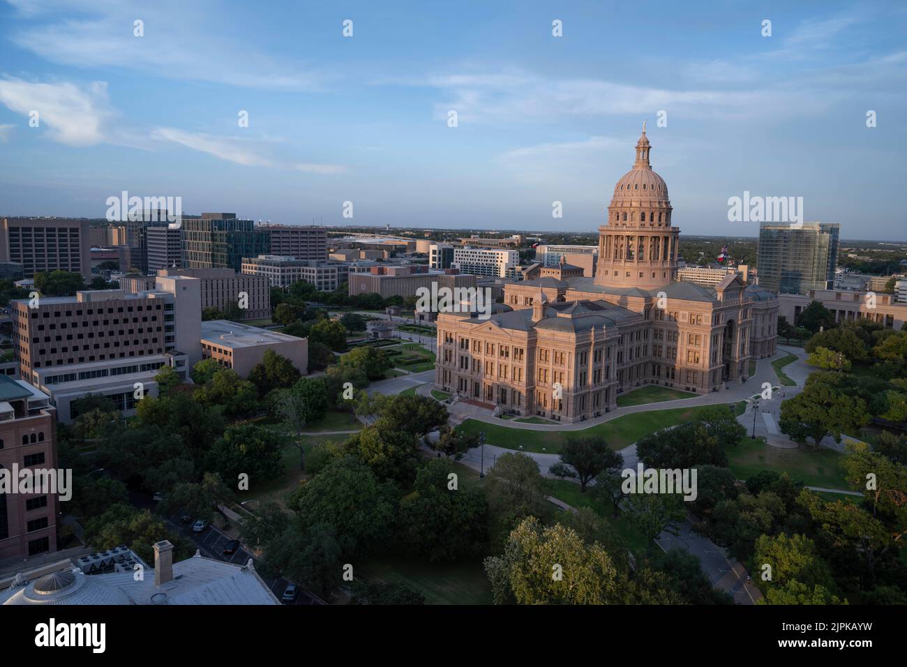 Austin Texas États-Unis, 7 août 2022 : vue panoramique du capitole du ...